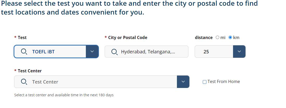 TOEFL Exam Dates - Check city wise TOEFL test dates here