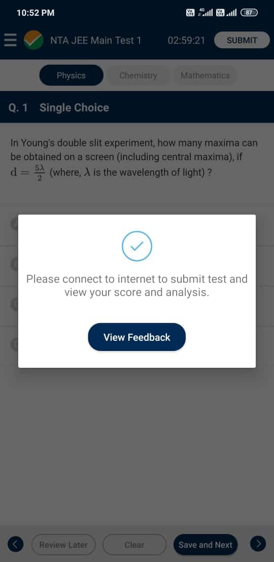 National Test Abhyas App for JEE Main Preparation