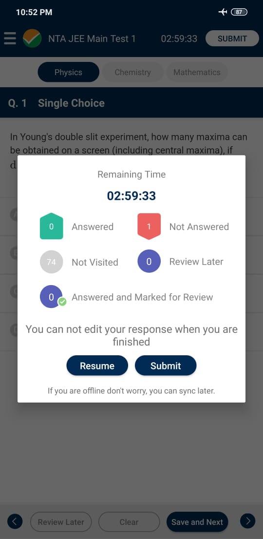 National Test Abhyas App for JEE Main Preparation