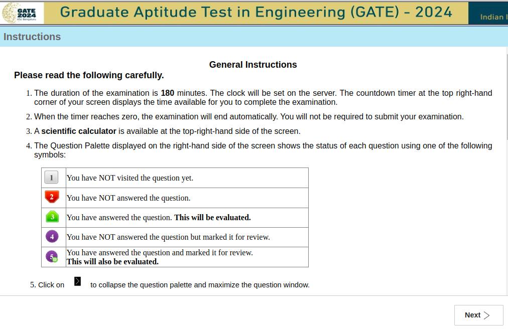 GATE Mock Test 2025 - Online Free GATE Exam Mock Links