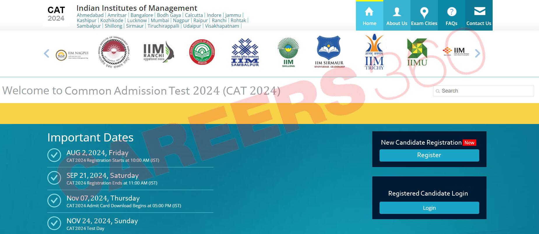 CAT Exam 2024 - Know All About Common Admission Test