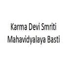 Karma Devi Smriti Mahavidyalaya, Basti Facilities Details: Hostel ...