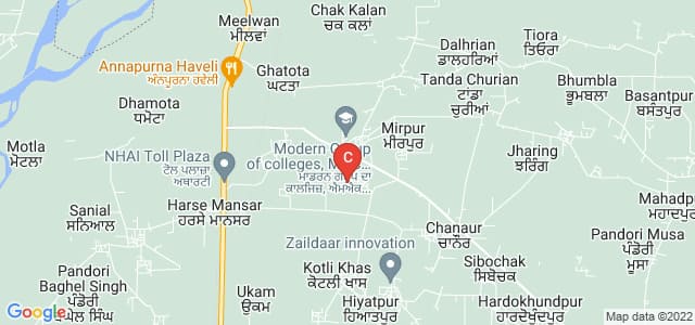 Modern Group of Colleges, Mukerian: Admission, Fees, Courses ...