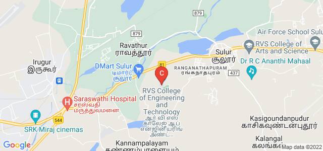 RVS College of Engineering and Technology, Coimbatore: Admission, Fees ...