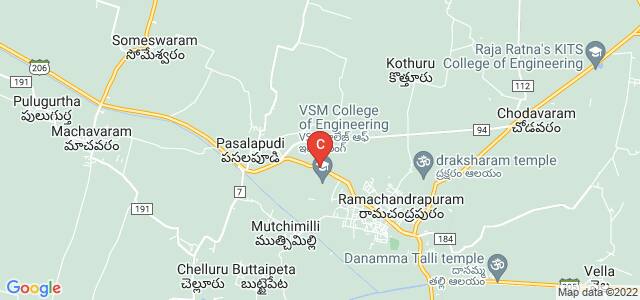 VSM College of Engineering, Ramachandrapuram: Admission, Fees, Courses ...