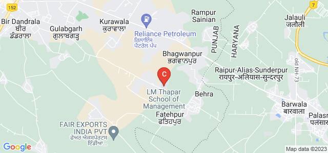 LM Thapar School of Management, Thapar Institute of Engineering and ...