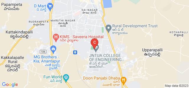 JNTUA Anantapur: Admission, Fees, Courses, Placements, Cutoff, Ranking