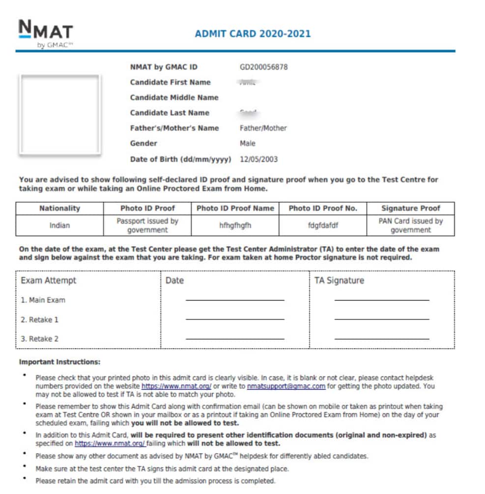 NMAT Exam 2020 – Dates (Ongoing), Admit Card, Scorecard, Syllabus ...