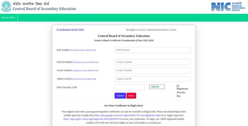 CBSE 12th Result 2020 (Declared) Live Updates; Check CBSE Class 12th ...