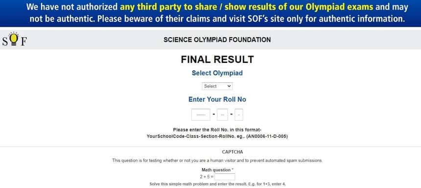 ICO Result 2021 - Check SOF ICO Result Here