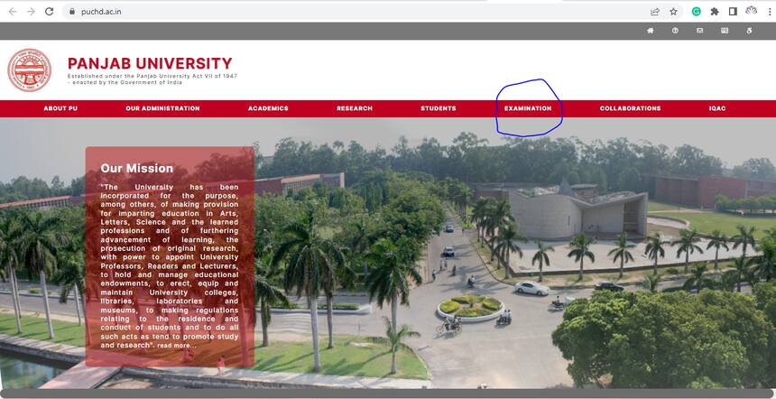 Panjab University Result 2022: BA, B.Sc, B.Com PU UG PG Results @Puchd ...