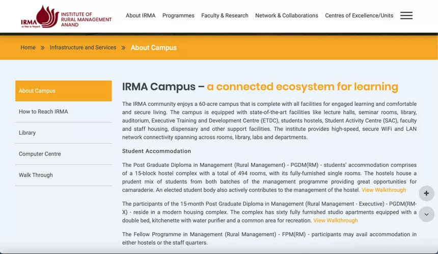 IRMA: Online Study Material for Students