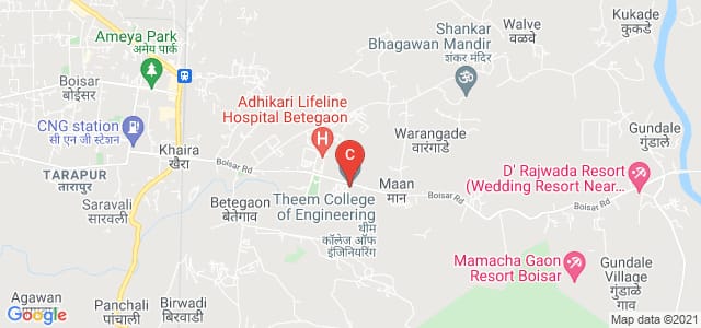 Theem College of Engineering, Thane: Admission, Fees, Courses ...