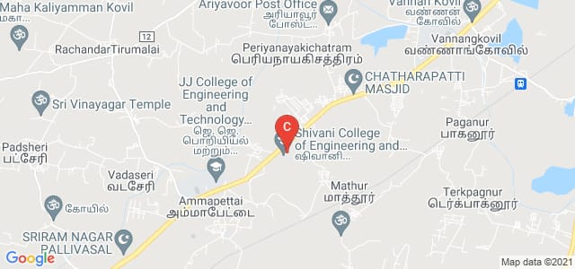 Shivani Engineering College, Tiruchirappalli: Admission, Fees, Courses, Placements, Cutoff, Ranking