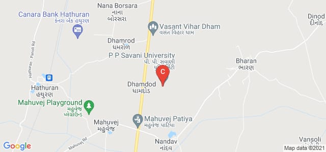 PP Savani University, Surat: Admission 2021, Courses, Fee, Cutoff, Ranking, Placements & Scholarship