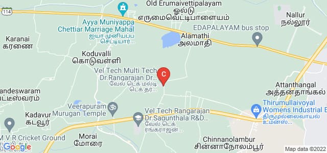 Vel Tech Multi Tech Dr Rangarajan Dr Sakunthala Engineering College ...