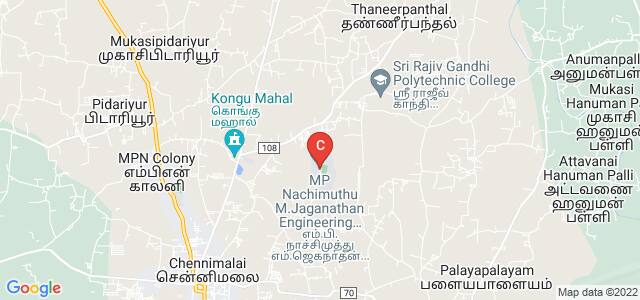 MP Nachimuthu M Jaganathan Engineering College, Chennimalai: Admission ...