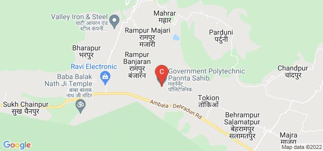 Government Polytechnic, Paonta Sahib: Admission, Fees, Courses ...