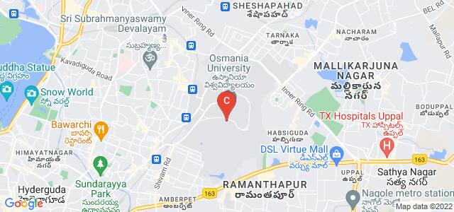 University College of Technology, Osmania University, Hyderabad ...
