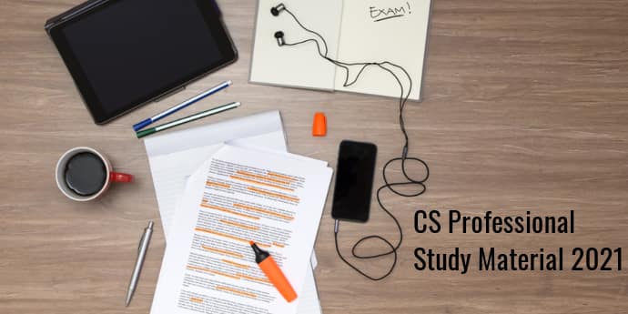 CS Professional Study Material 2022 (New Syllabus) - Download Here