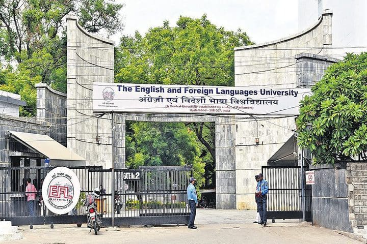 English and Foreign Languages University (EFLU) Hyderabad: Admission ...