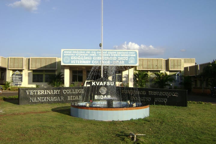 Karnataka Veterinary, Animal and Fisheries Sciences University, Bidar ...