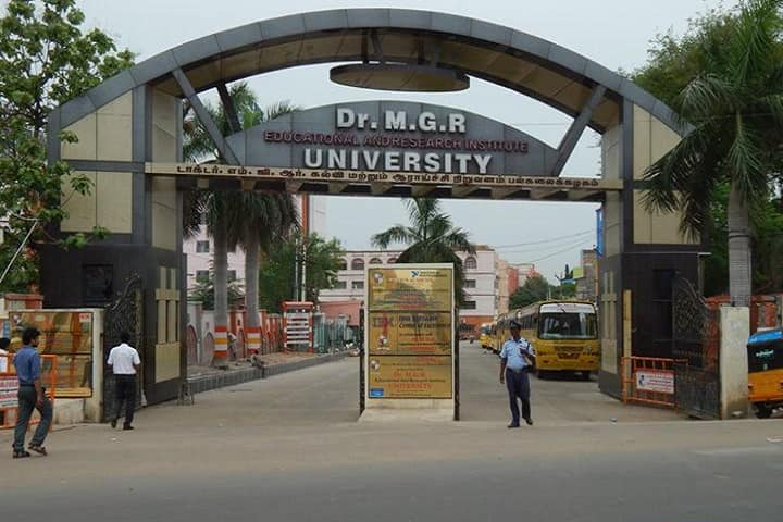 Dr MGR Educational and Research Institute, Chennai: Admission, Fees ...