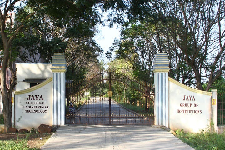 Jaya College of Engineering and Technology, Chennai: Admission, Fees ...