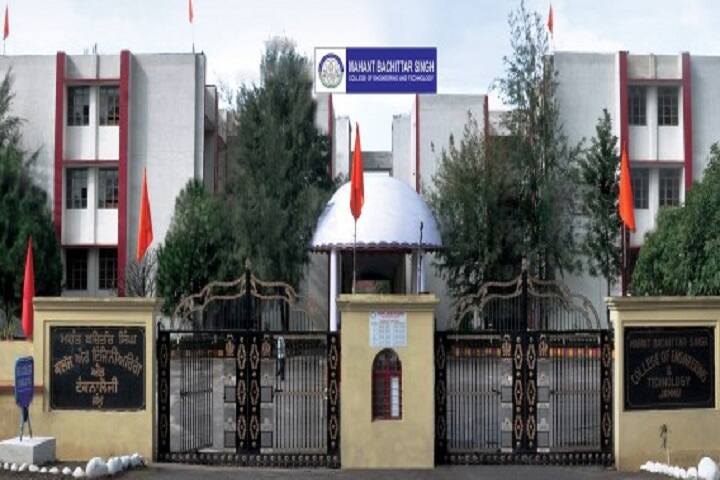 Mahant Bachittar Singh College of Engineering and Technology, Jammu ...