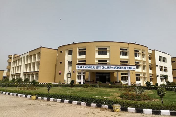 Sarla Memorial Government Girls College, Safidon: Admission, Fees ...