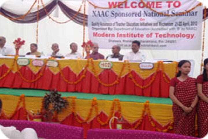 Modern Institute of Technology, Rishikesh: Admission, Fees, Courses ...