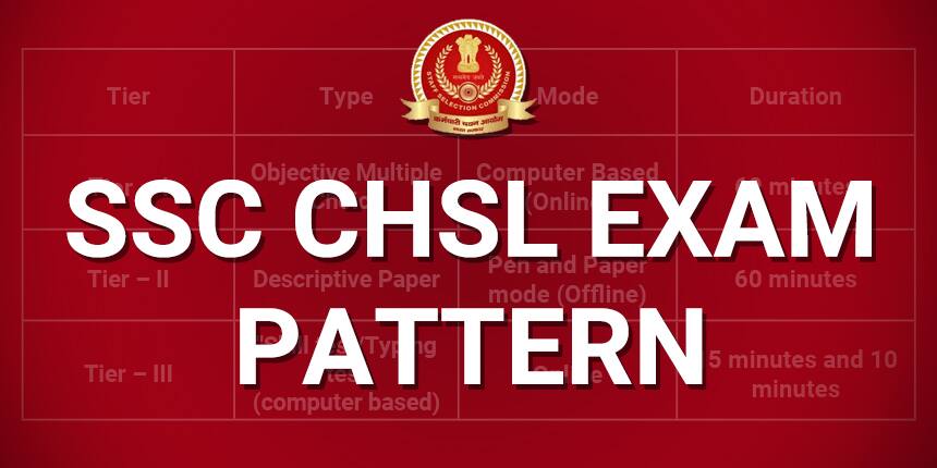 SSC CHSL Exam Pattern 2023 - Tier wise Exam Duration, Syllabus ...