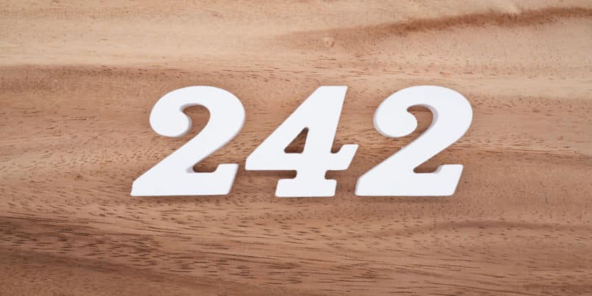 Table of 242 - Multiplication Tables | Download PDF