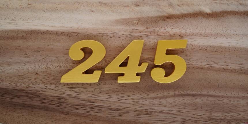 Table of 245 - Multiplication Tables | Download PDF