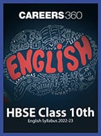 HBSE Class 10th English Syllabus 2022-23
