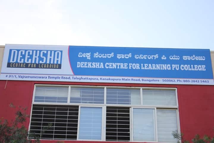 Deeksha CFL Pre-University College, Kanakapura Road, Bangalore ...