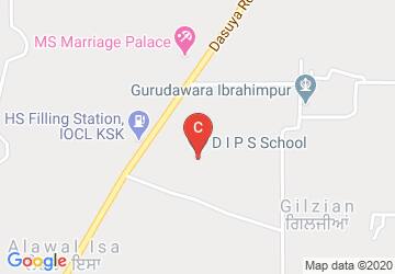 DIPS School, Tanda, Hoshiarpur: Admission, Fee, Affiliation
