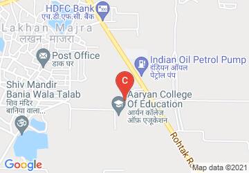 The Aaryan Public School, Lakhan Majra, Rohtak: Admission, Fee, Affiliation