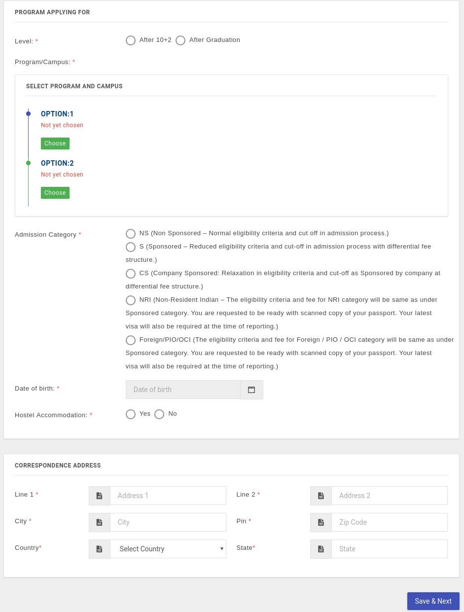Amity University Application Form 2020 (Released) - Apply Online Here